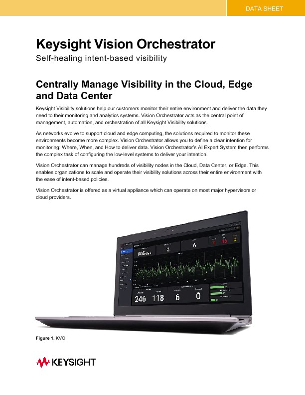Keysight Vision Orchestrator PDF Asset Page | Keysight